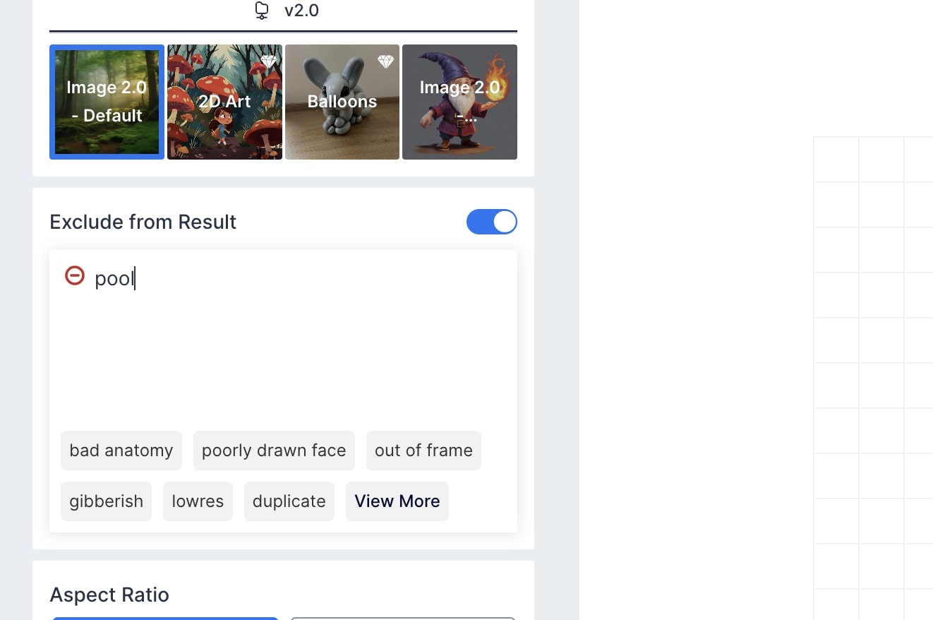Exclude objects from Result | Negative Prompts – Welcome to Gencraft Tutorials